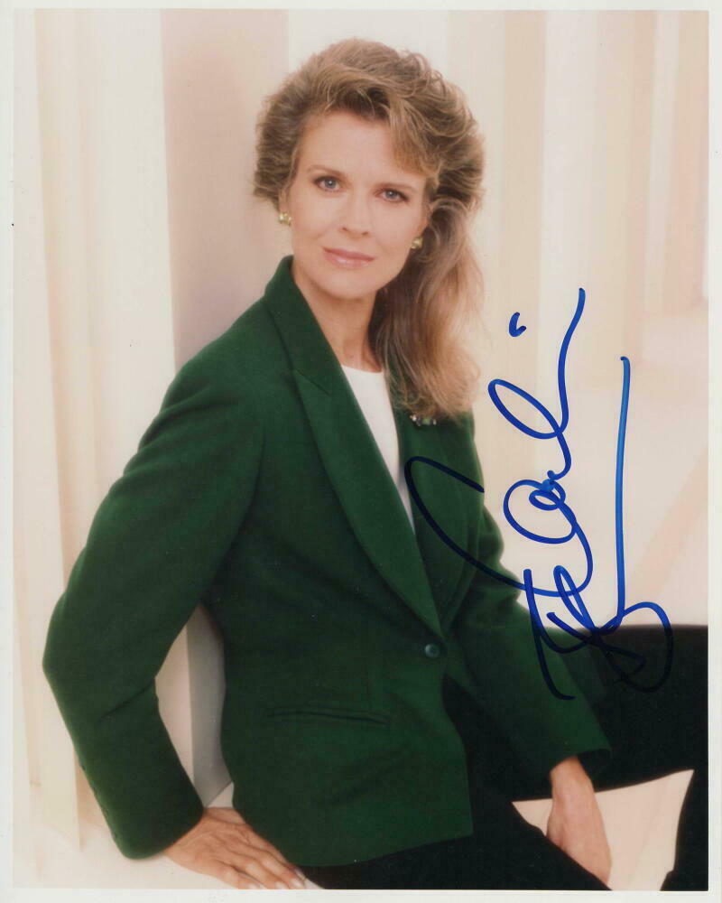 CANDACE BERGEN SIGNED AUTOGRAPH 8X10 PHOTO - MURPHY BROWN STAR, GHANDI ...