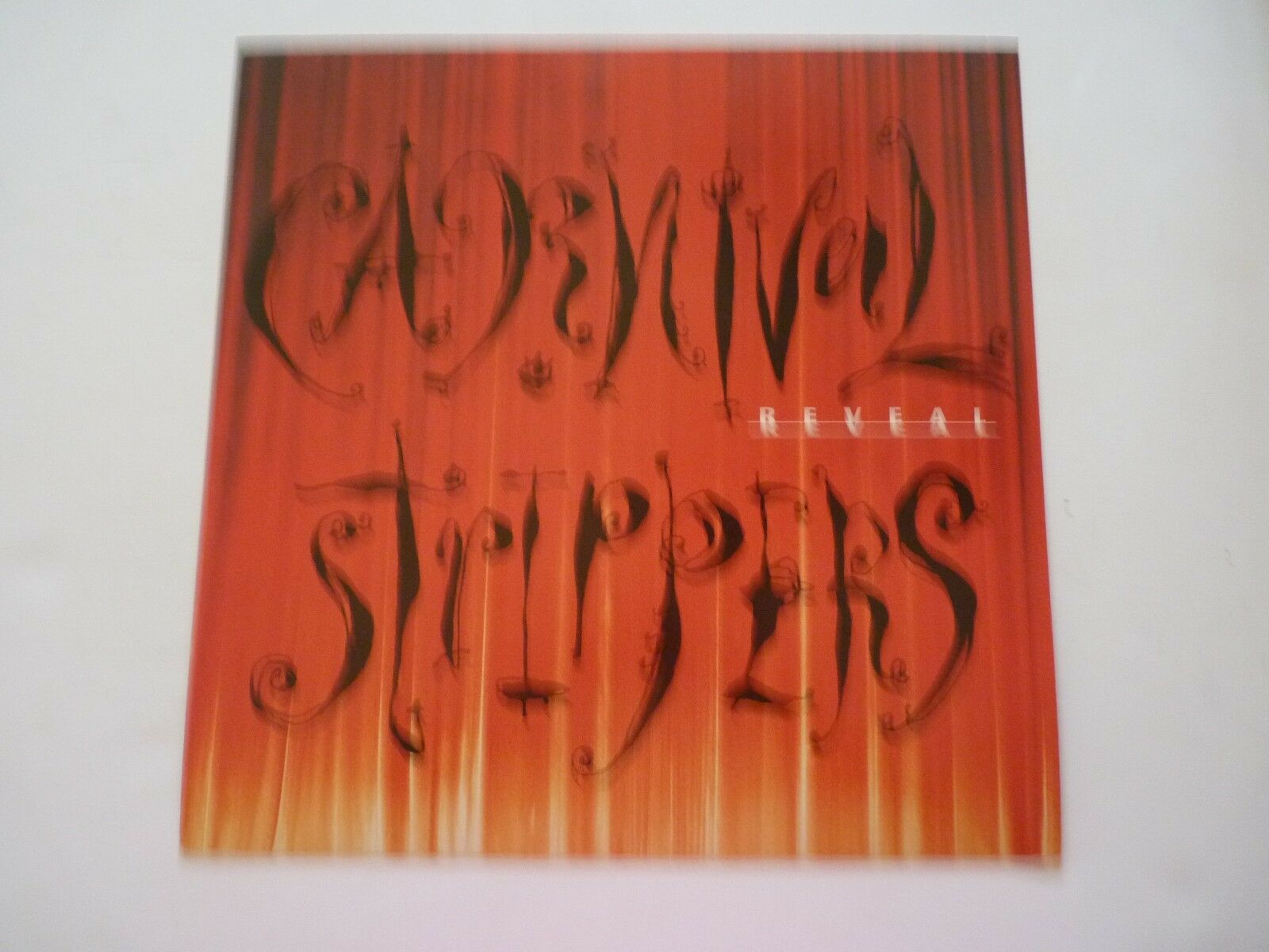 Carnival Strippers Reveal Cardboard LP Record Photo Flat 12X12 Poster ...