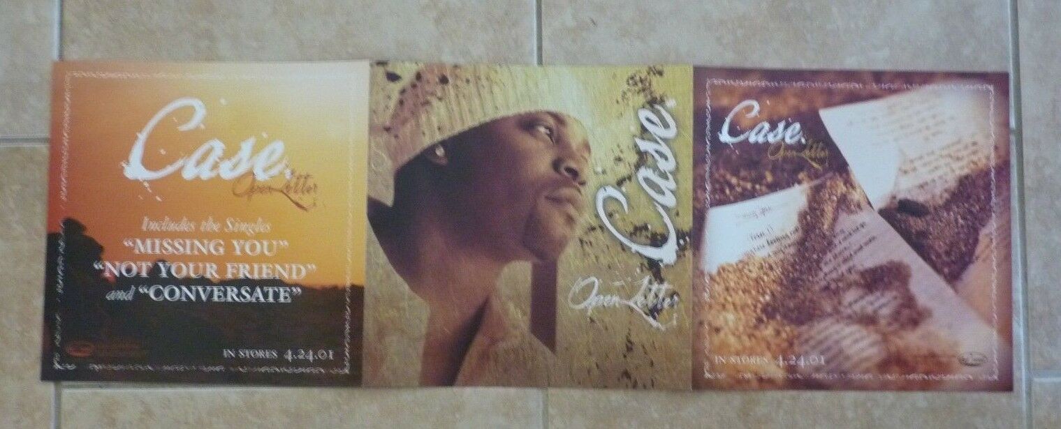 Case Open Letter Promo LP Record Photo Flat 12x36 Poster | Autographia