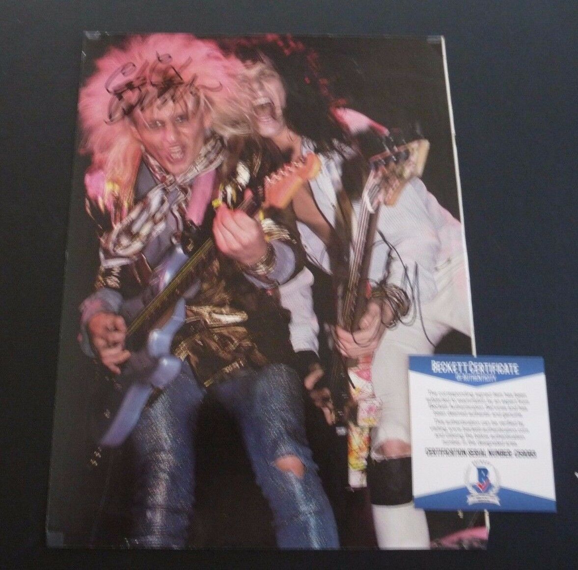 CC Deville Bobby Dall Poison Signed 8x11 Mag Page Photo Beckett ...