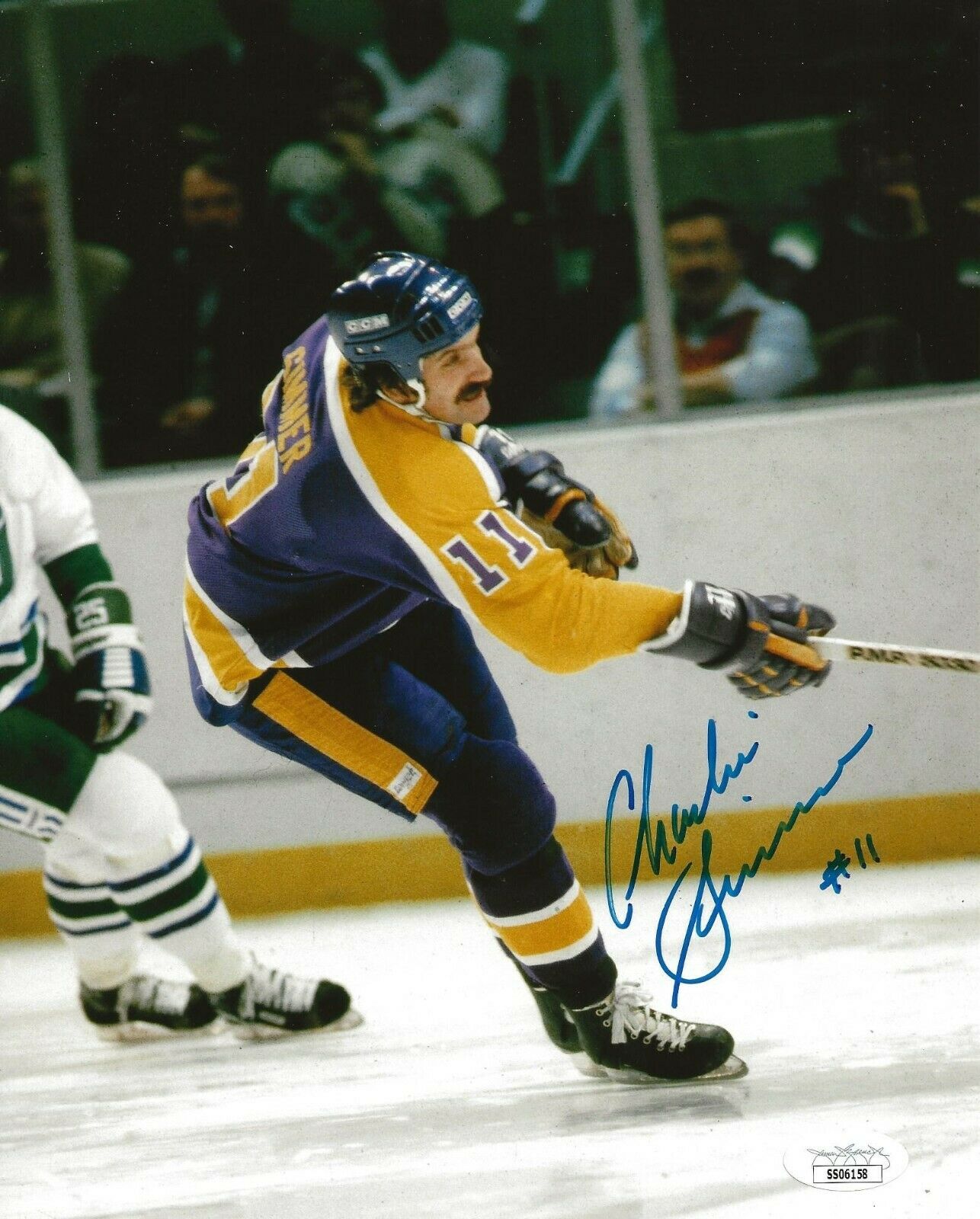 Charlie Simmer signed LA Los Angeles Kings 8x10 photo autographed JSA ...