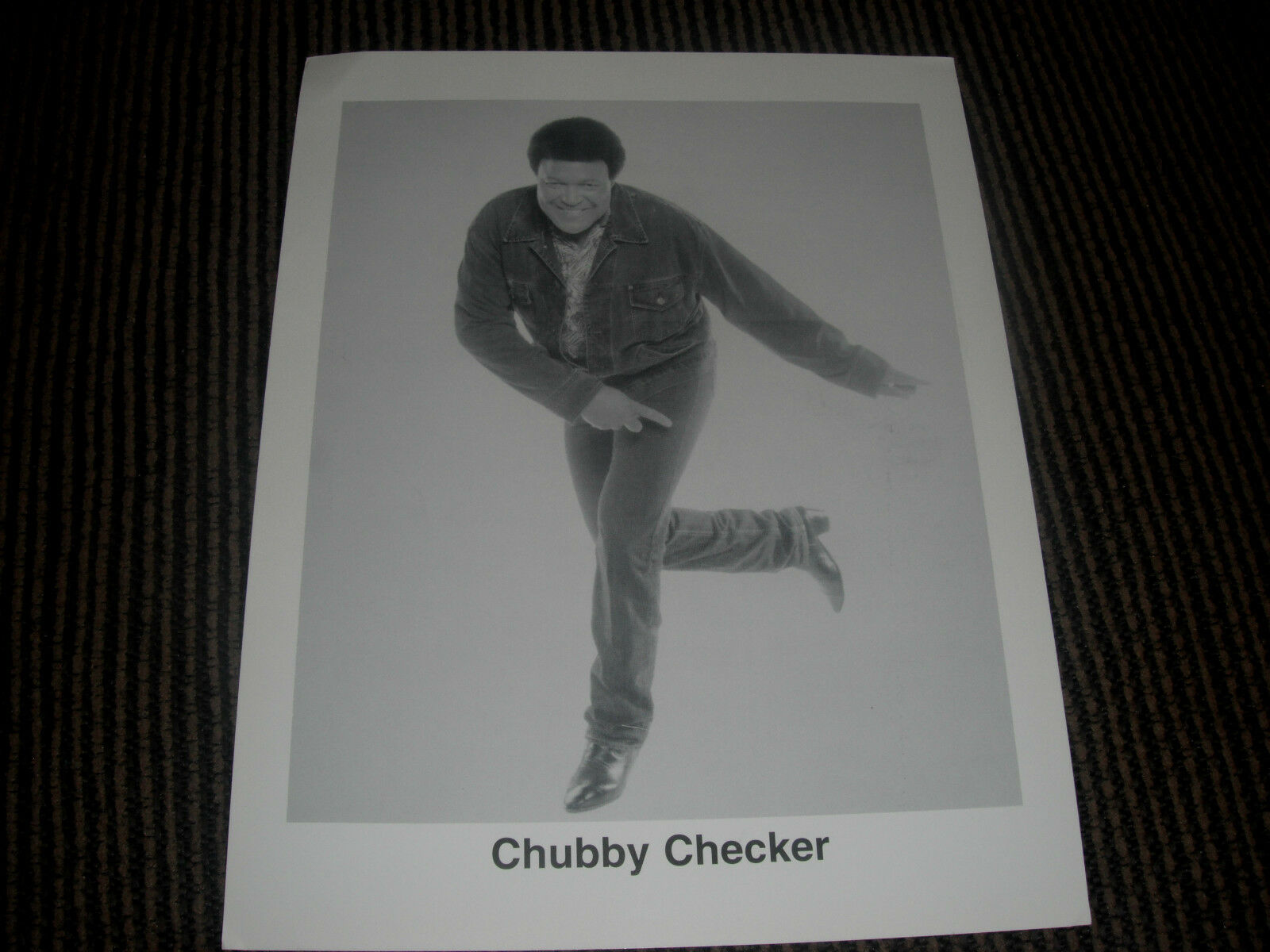 Chubby Checker Headshot 8.5x11 B&W Publicity Photo #5 | Autographia