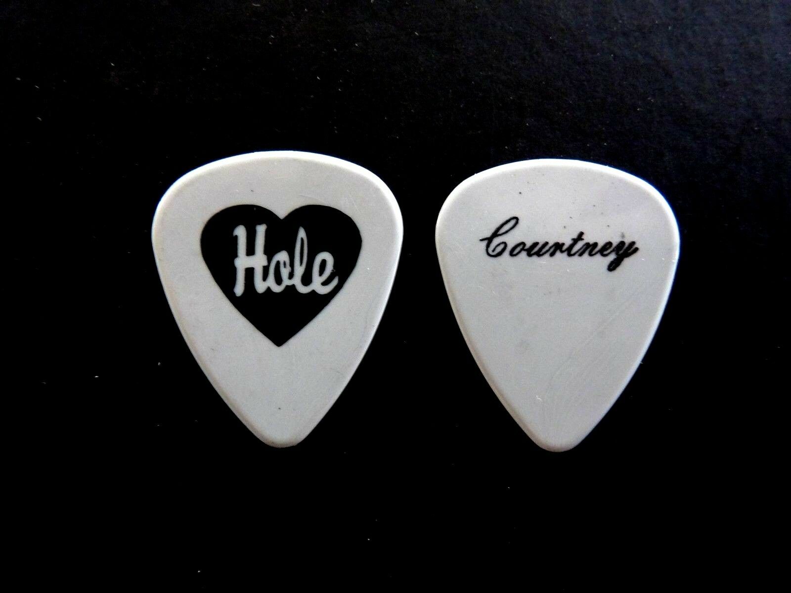 Courtney Love Hole Band 1990s Real Tour Issued Grey Gray Guitar Pick Autographia