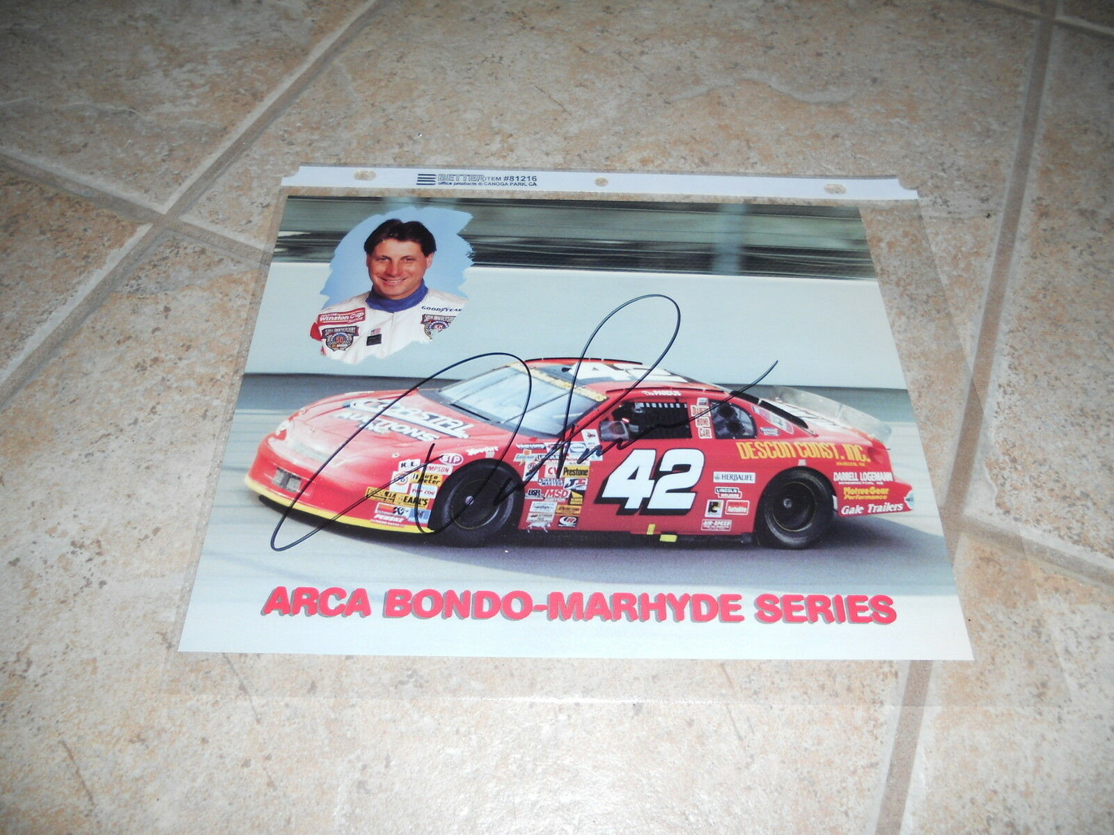 Dan Pardus Signed Autographed 8x10 Promo Nascar Car Racing Photo ...