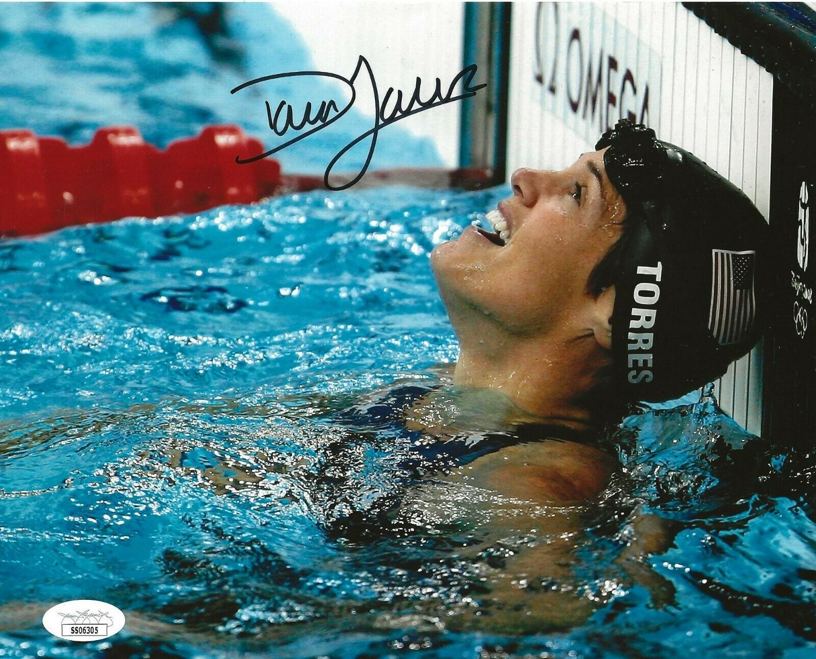 Dara Torres USA Olympic Gold Medal Swimmer signed 8x10 photo ...
