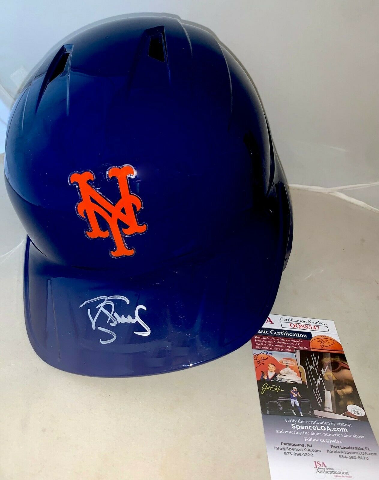 Darryl Strawberry signed New York Mets Full Size Batting Helmet ...