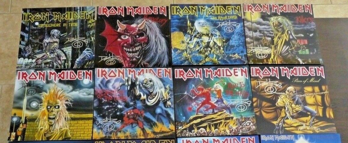 Derek Riggs Iron Maiden EDDIE Artist Signed Autograph 12x12 Photo ...