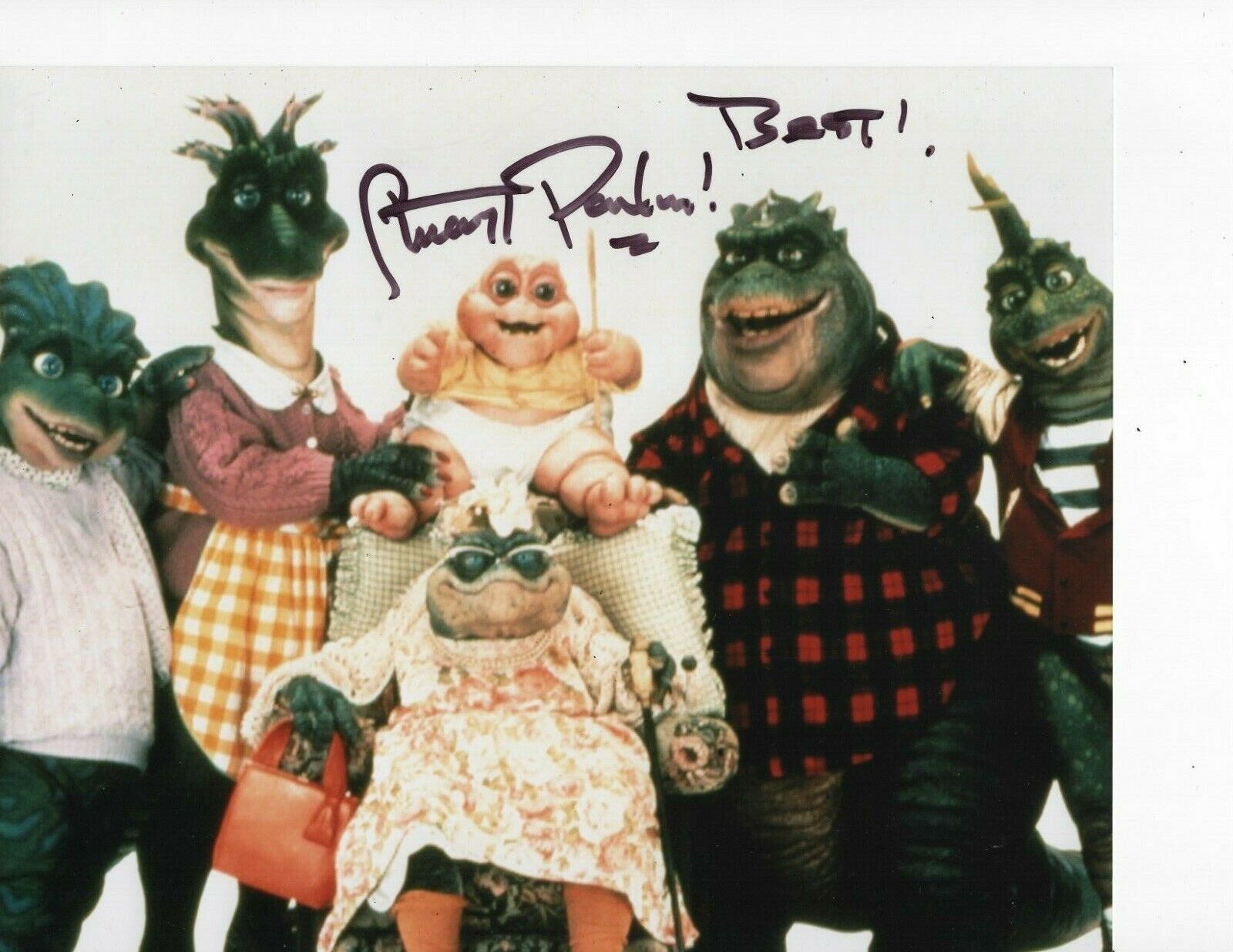 DINOSAURS STUART PANKIN SIGNED EARL SINCLAIR 8X10 | Autographia