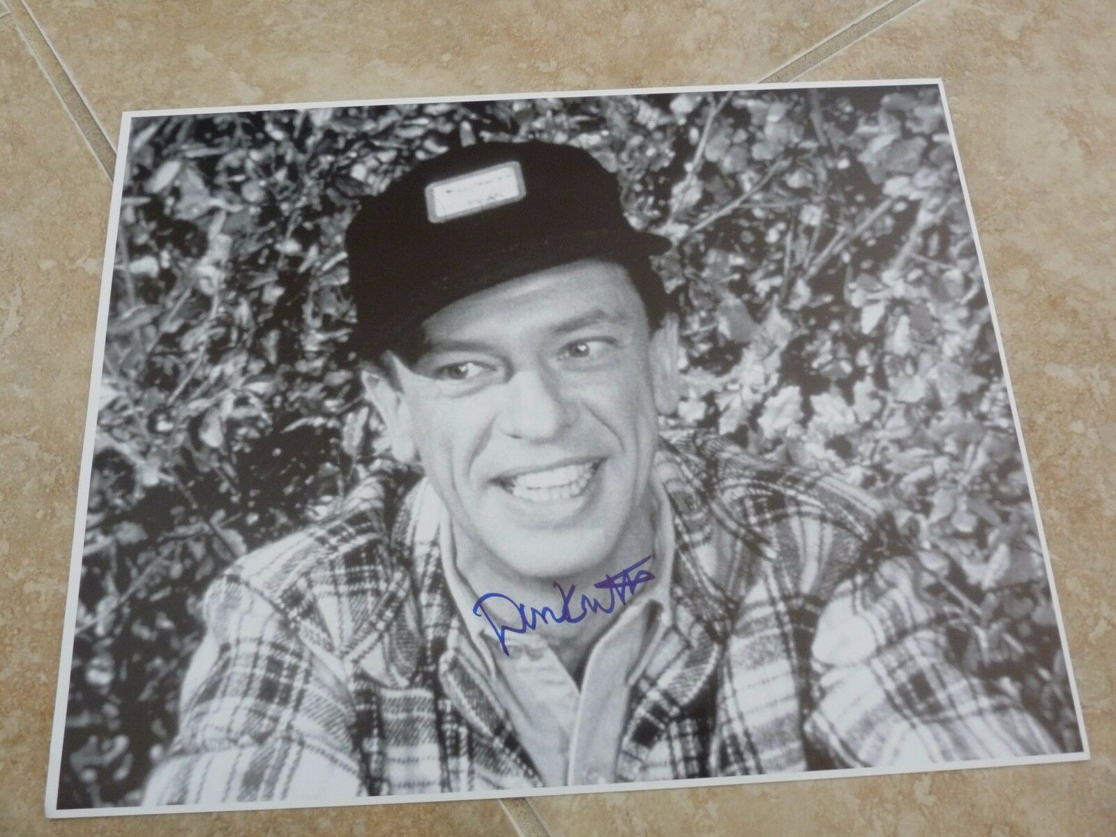 Don Knotts Andy Griffith Show Barney Signed 11x14 Photo Beckett ...