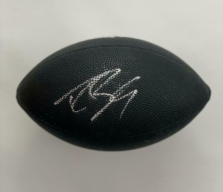 DREW BREES SIGNED AUTOGRAPH MINI FOOTBALL - NEW ORLEANS SAINTS, PURDUE ...