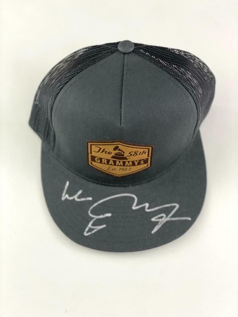 ED SHEERAN SIGNED AUTOGRAPH GRAMMYS BASEBALL HAT CAP - MULTIPLY, PLUS ...