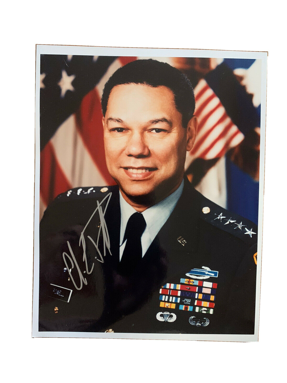 General Colin Powell Signed Autographed 8x10 Photo Beckett Certified ...