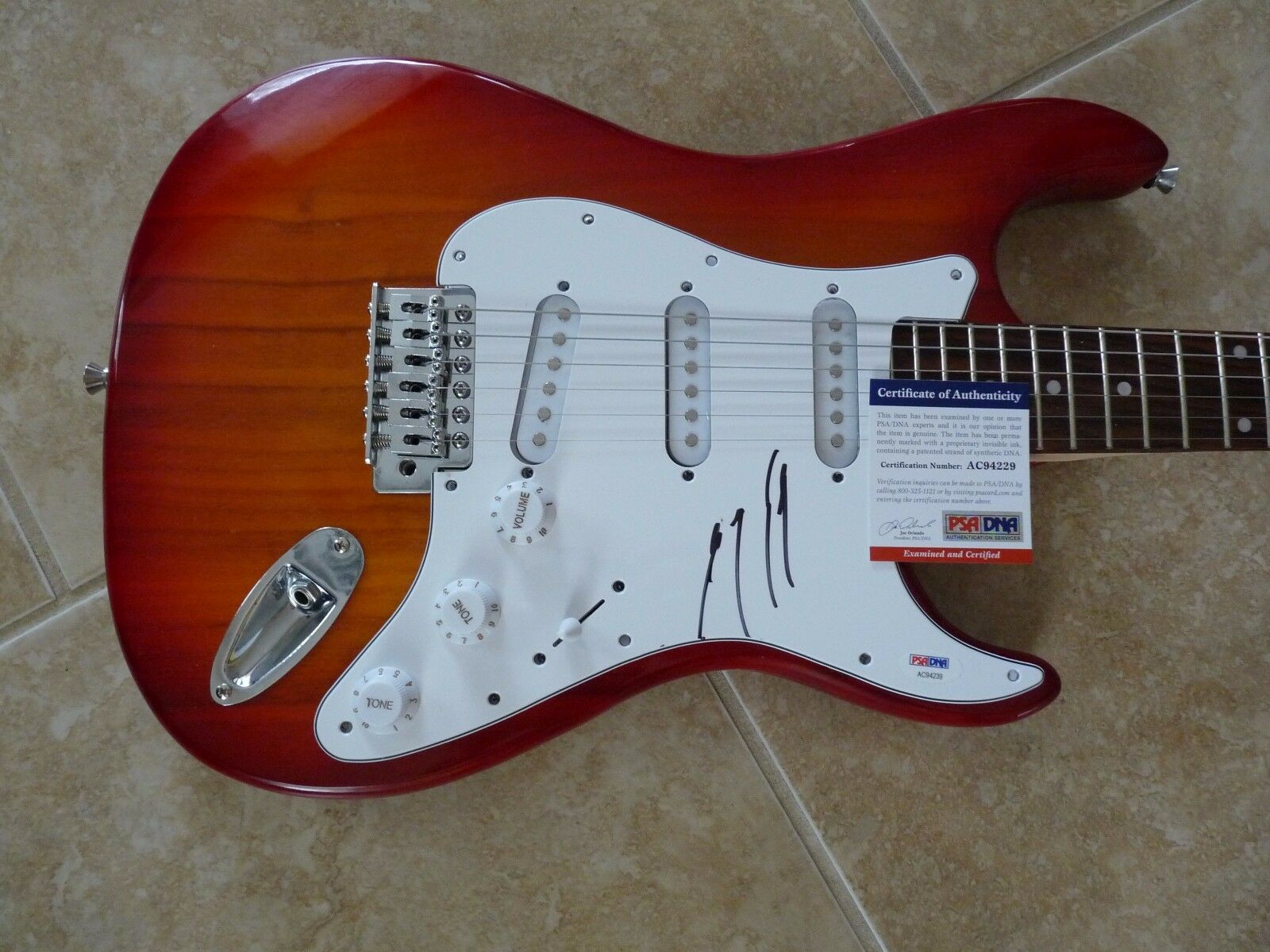 George Lynch Dokken Signed Autographed Electric Guitar PSA Certified ...