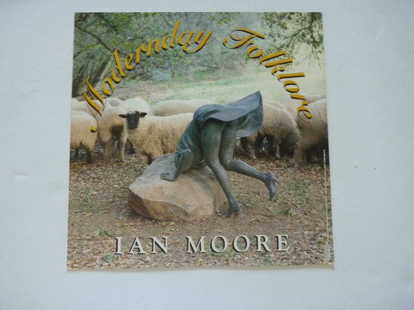 Ian Moore Modernday Folklore LP Record Photo Flat 12x12 Poster ...