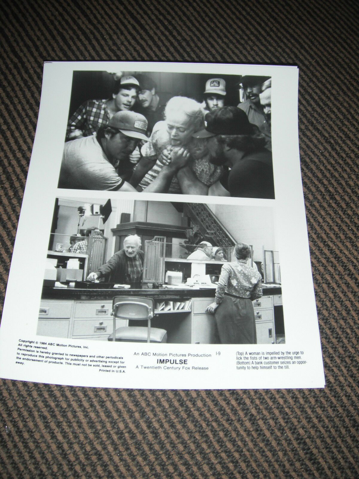 Impulse Meg Tilly Matheson B&W 8x10 Promo Photo Original Lobby 1984 ...