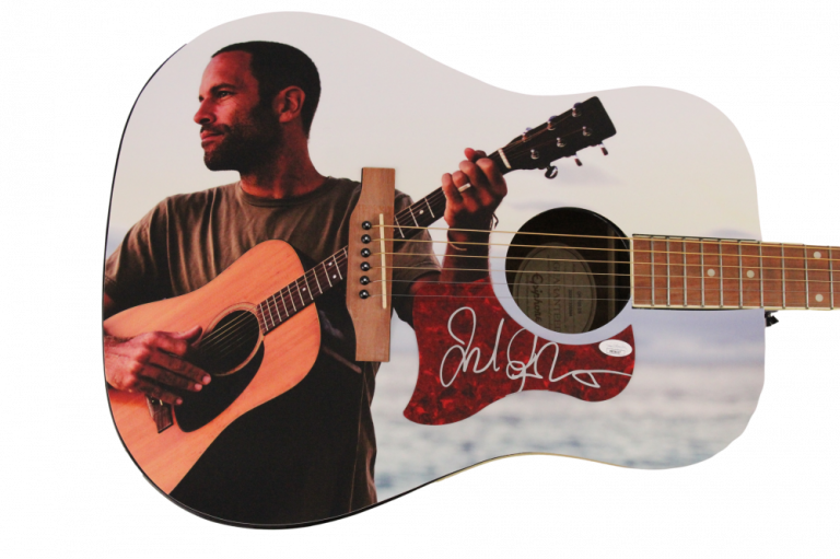JACK JOHNSON SIGNED AUTOGRAPH 1/1 GIBSON EPIPHONE GUITAR IN BETWEEN ...