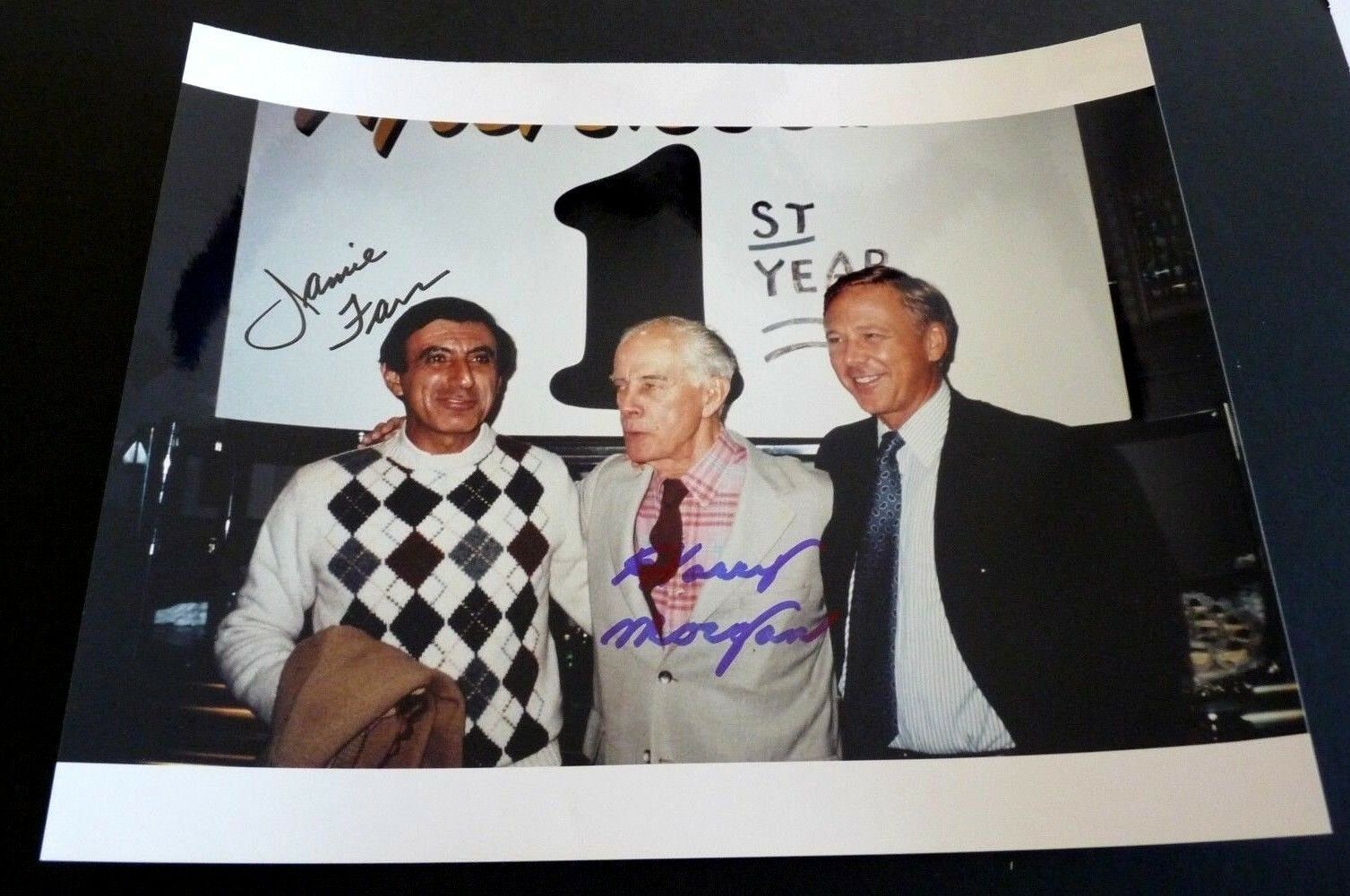 Jamie Farr Harry Morgan MASH Signed Autographed 8x10 Photo Beckett BAS ...