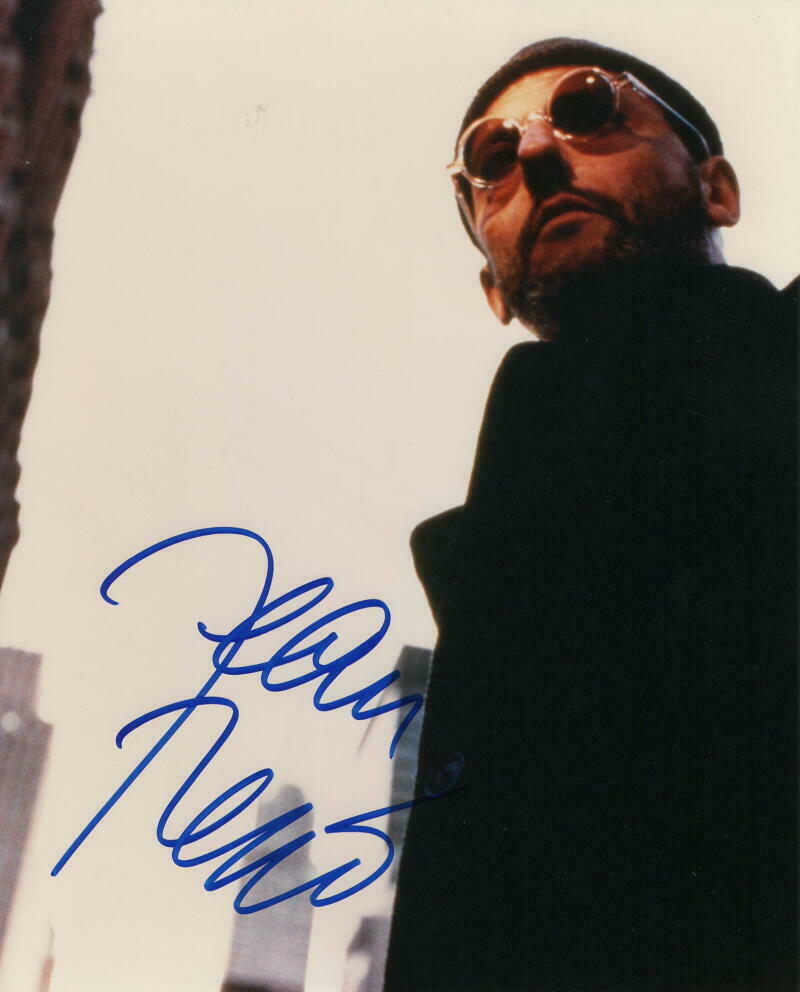 JEAN RENO SIGNED AUTOGRAPH 8X10 PHOTO - LEON THE PROFESSIONAL MISSION ...