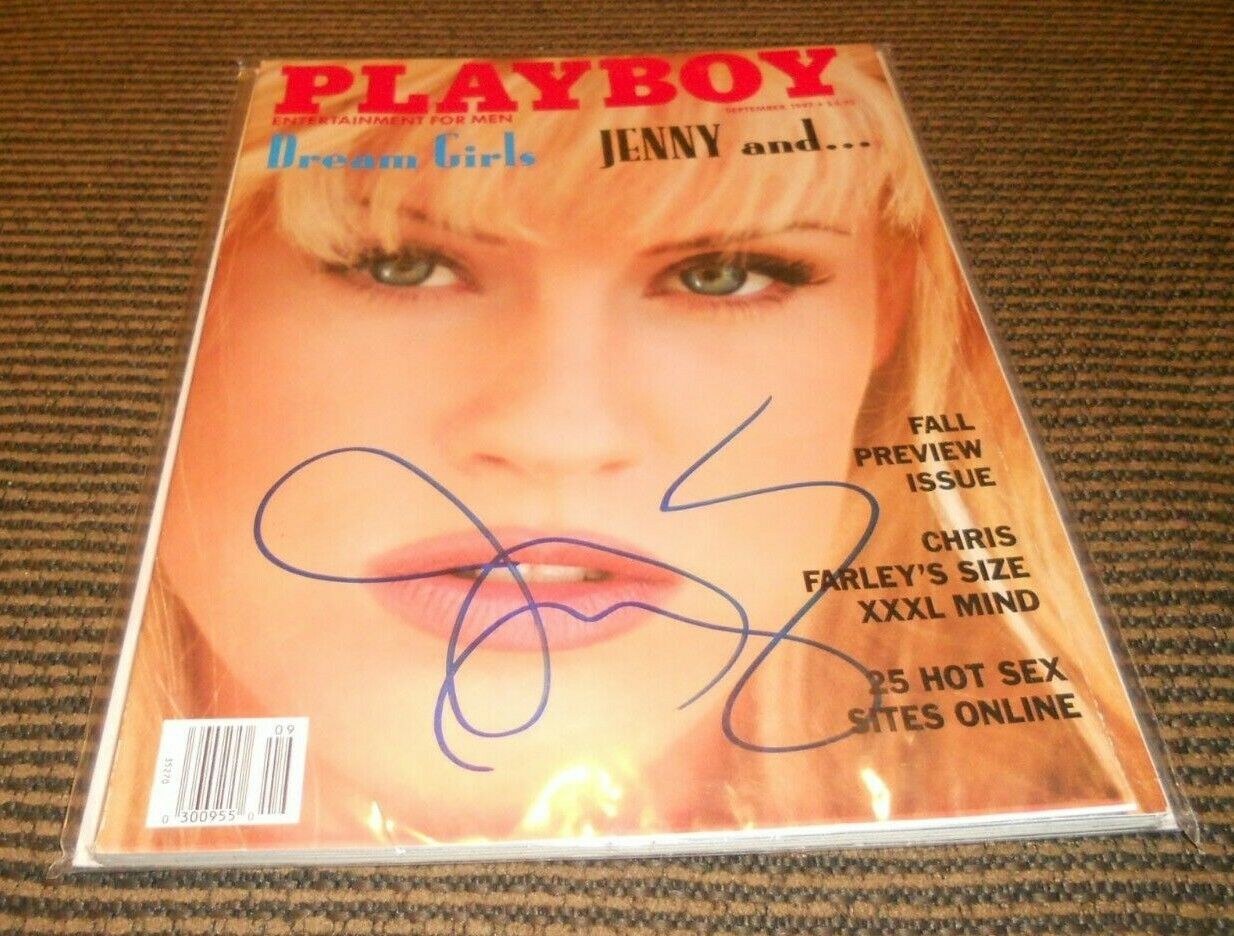 Jenny McCarthy September 1997 Signed Autographed Magazine Cover PSA ...