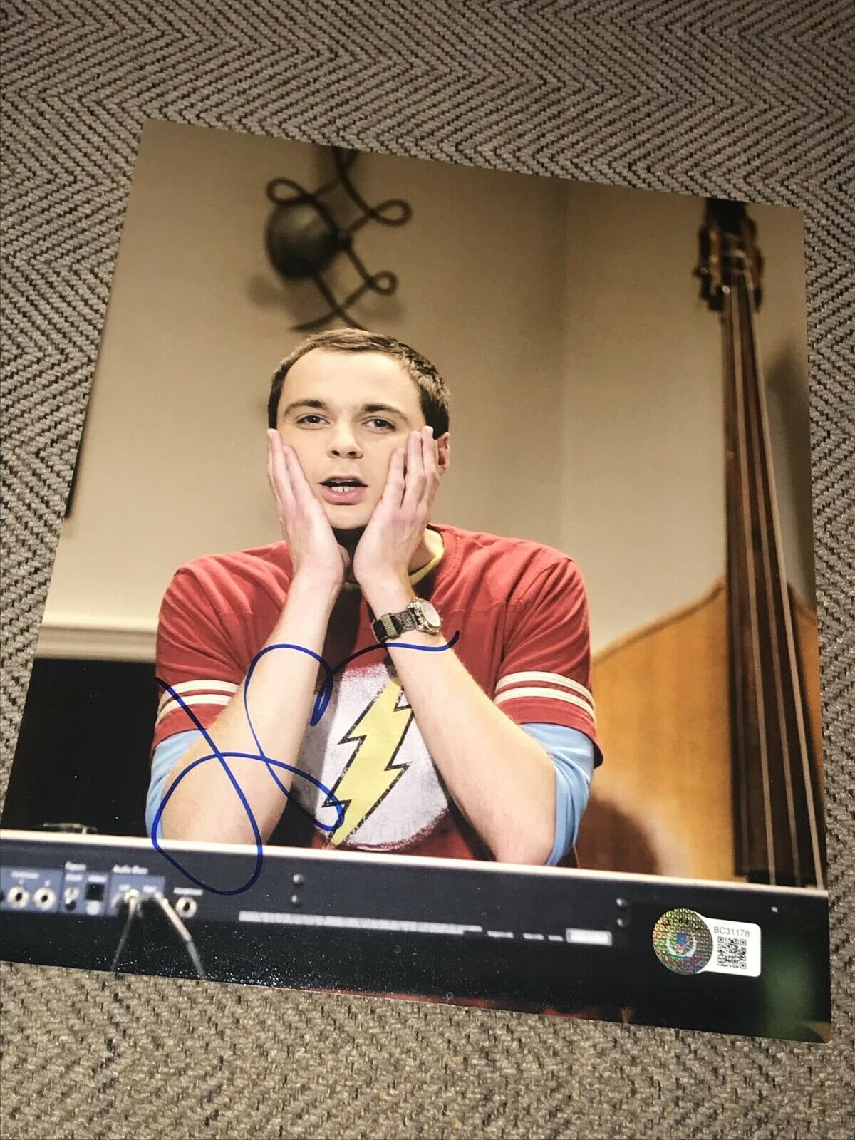 JIM PARSONS SIGNED AUTOGRAPH 8x10 PHOTO BIG BANG THEORY IN PERSON ...