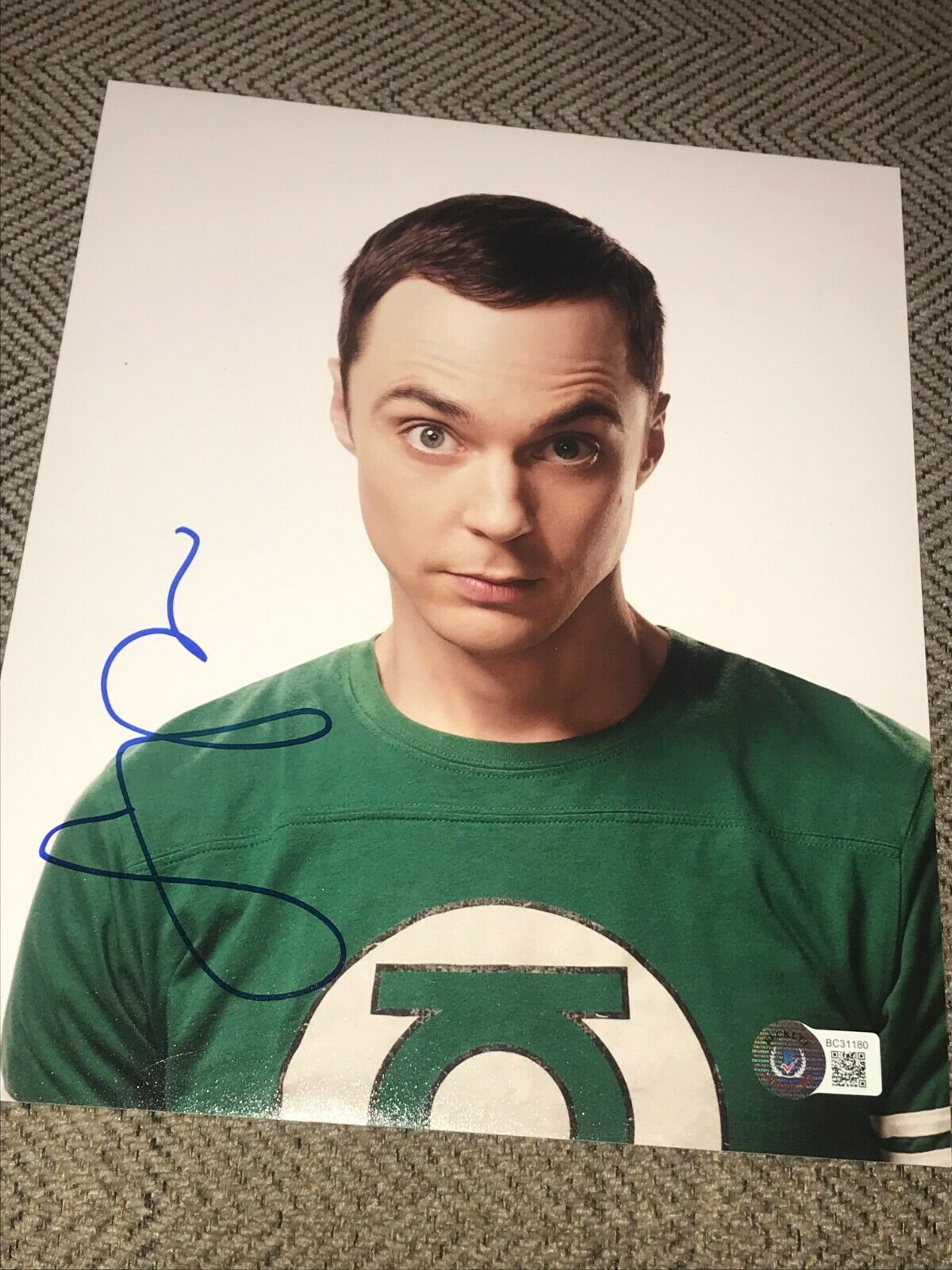 JIM PARSONS SIGNED AUTOGRAPH 8x10 PHOTO BIG BANG THEORY IN PERSON ...
