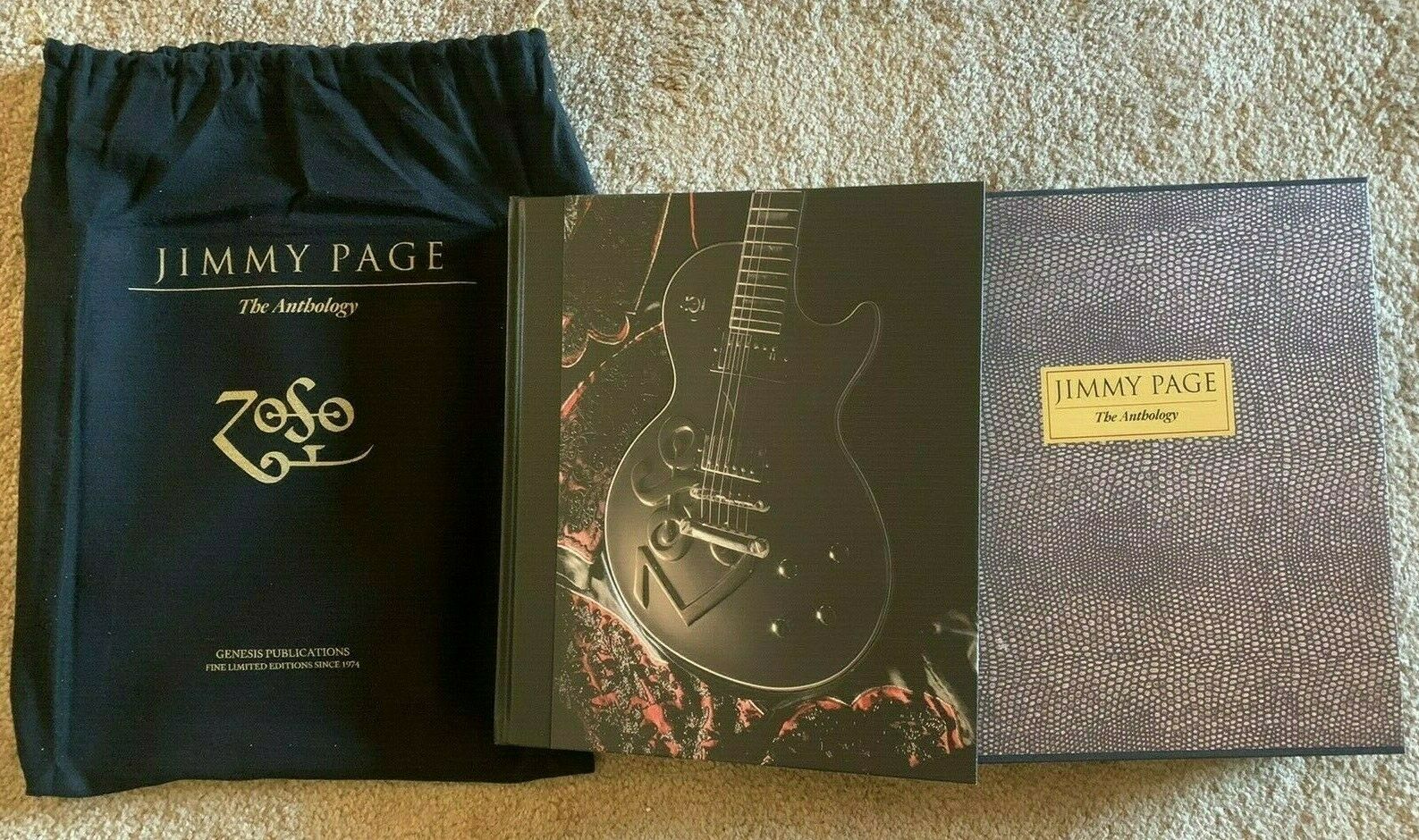 JIMMY PAGE THE ANTHOLOGY GENESIS PUBLICATIONS SIGNED LIMITED EDITION ...