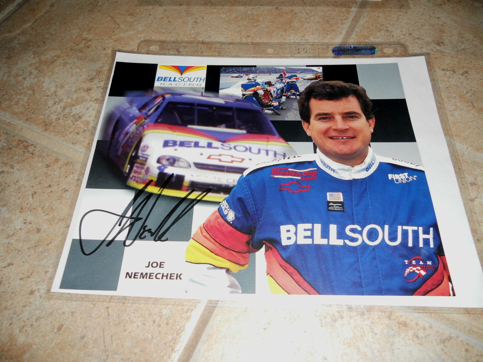 Joe Nemechek Signed Autographed 8x10 Promo Nascar Car Racing Photo ...