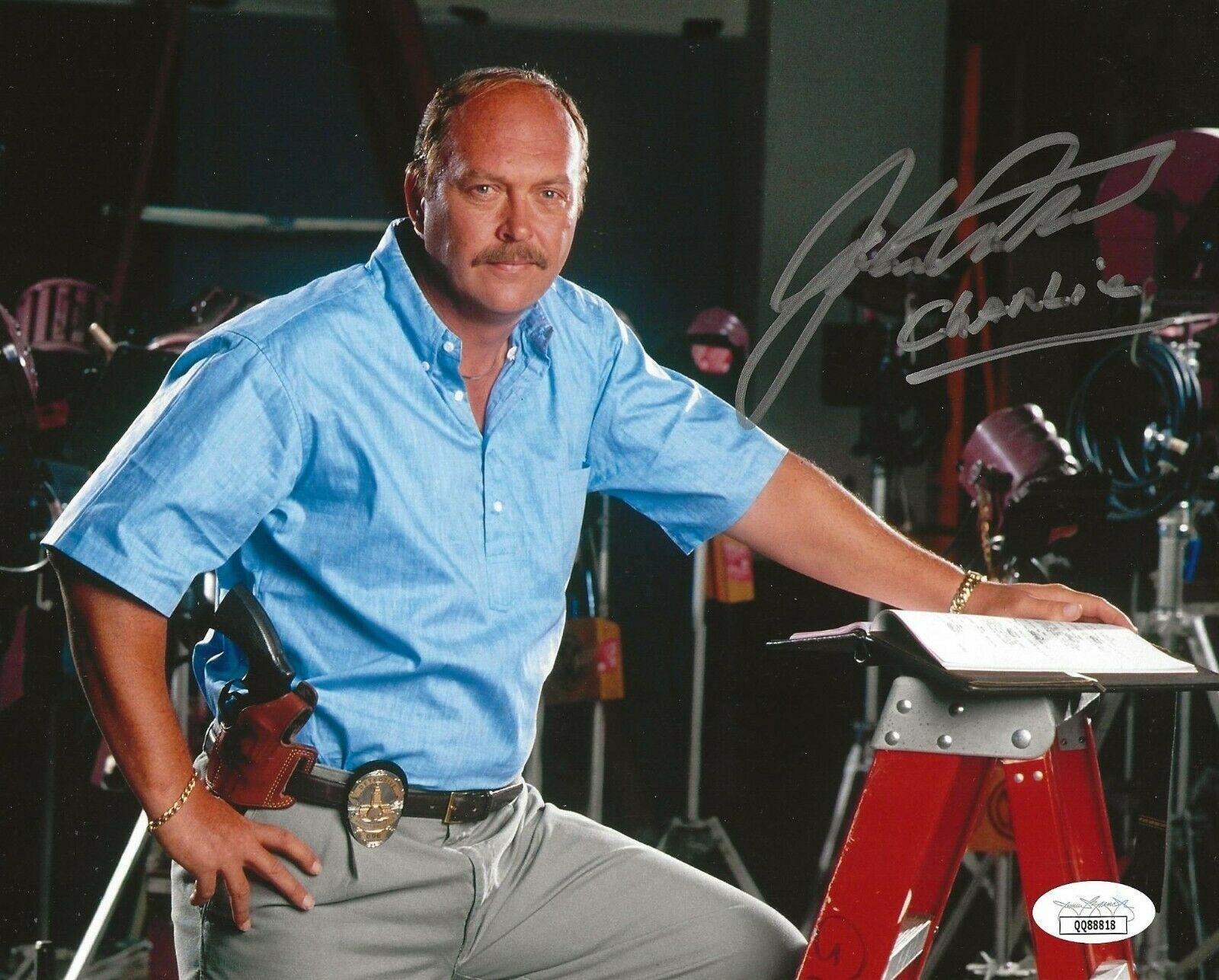 John Ashton signed Hardball 8x10 photo autographed Charlie Battles JSA ...