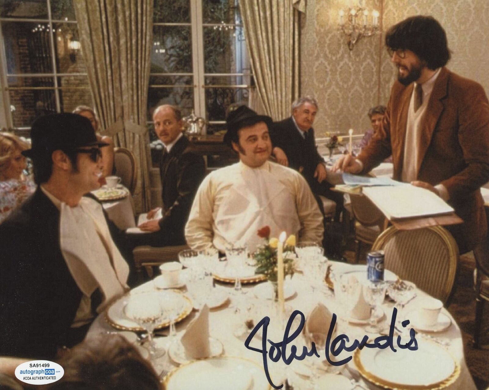 JOHN LANDIS SIGNED THE BLUES BROTHERS 8X10 PHOTO 3 ACOA | Autographia
