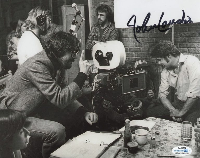JOHN LANDIS SIGNED THE BLUES BROTHERS 8X10 PHOTO 5 ACOA | Autographia