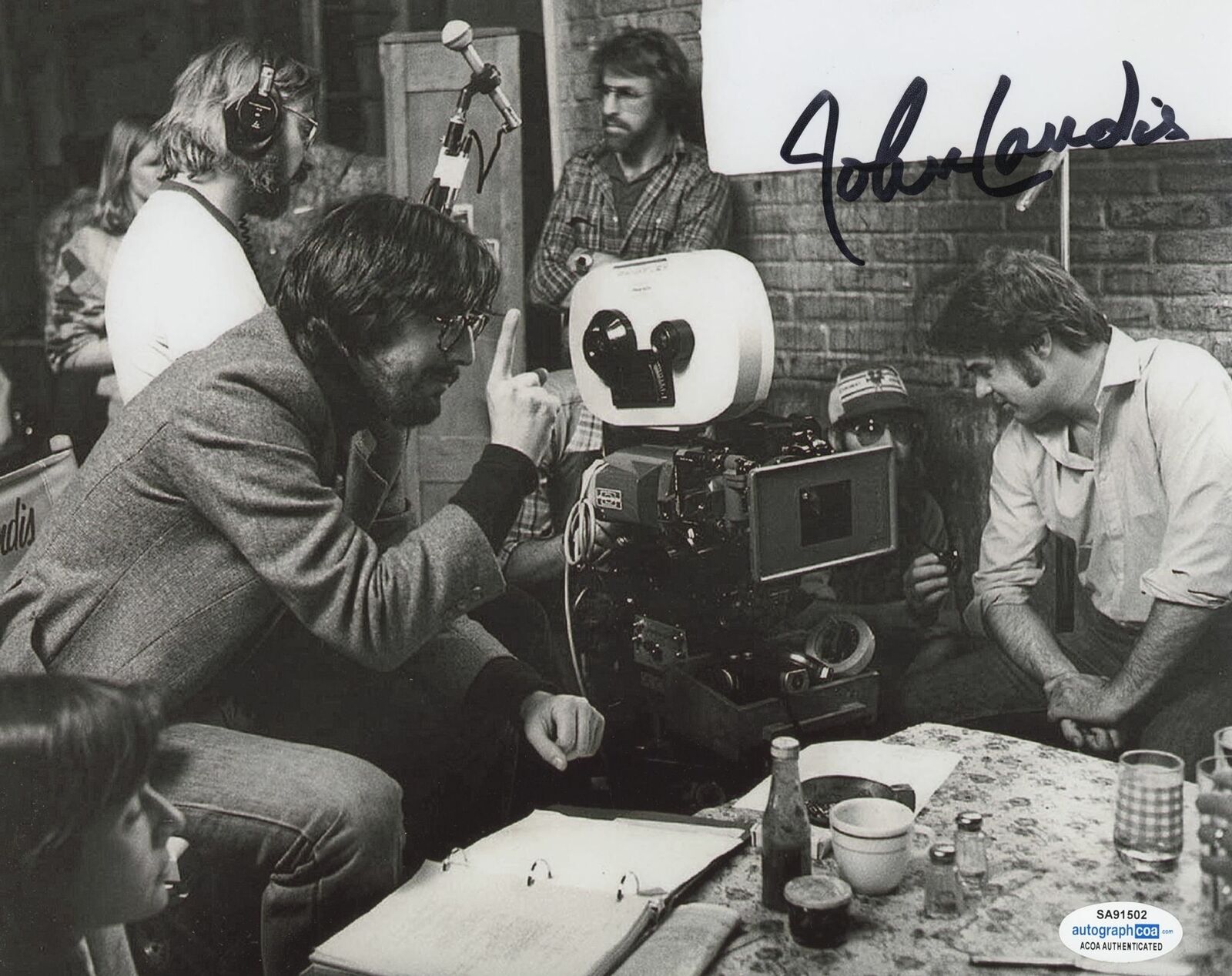 JOHN LANDIS SIGNED THE BLUES BROTHERS 8X10 PHOTO 5 ACOA | Autographia