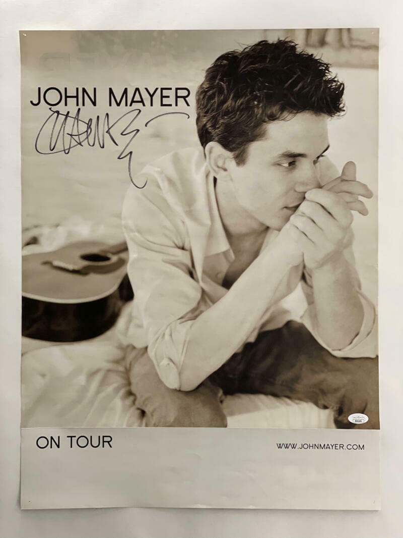 JOHN MAYER SIGNED AUTOGRAPH 18X24 CONCERT TOUR POSTER - ROOM FOR ...