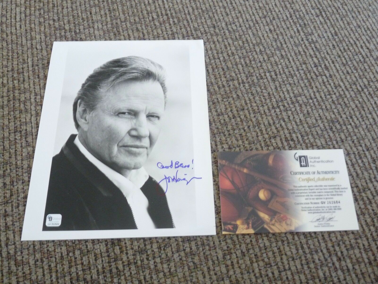 Jon Voight Deliverance Signed Autographed 8x10 Photo GAI Global ...