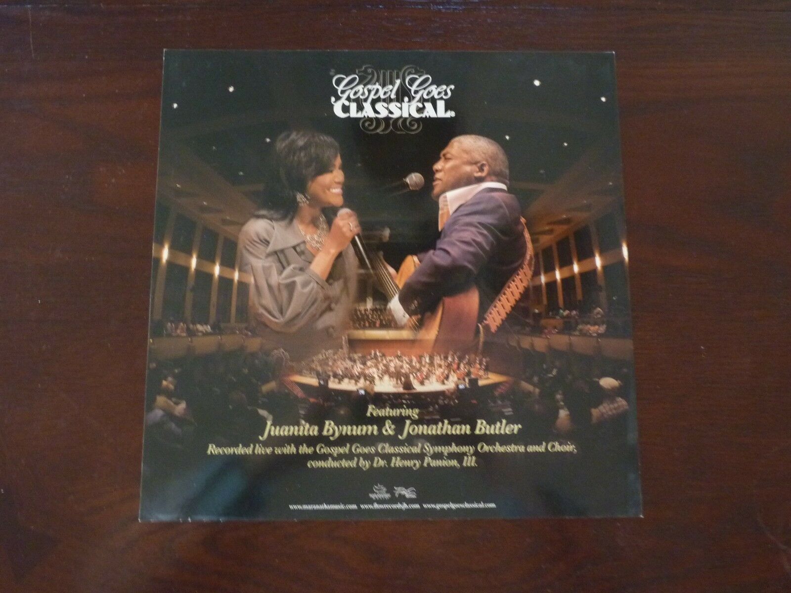 Jonathan Butler Juanita Bynum Gospel Promo LP Record Photo Flat 12x12 ...