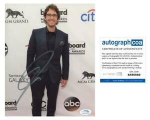 Josh Groban "Illuminations" AUTOGRAPH Signed Candid 8x10 Photo ACOA ...