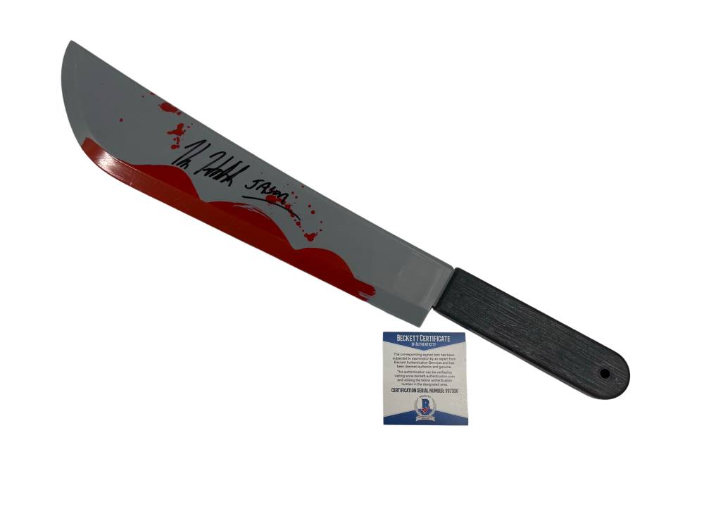 KANE HODDER JASON VOORHEES FRIDAY THE 13TH SIGNED MACHETE AUTOGRAPH ...