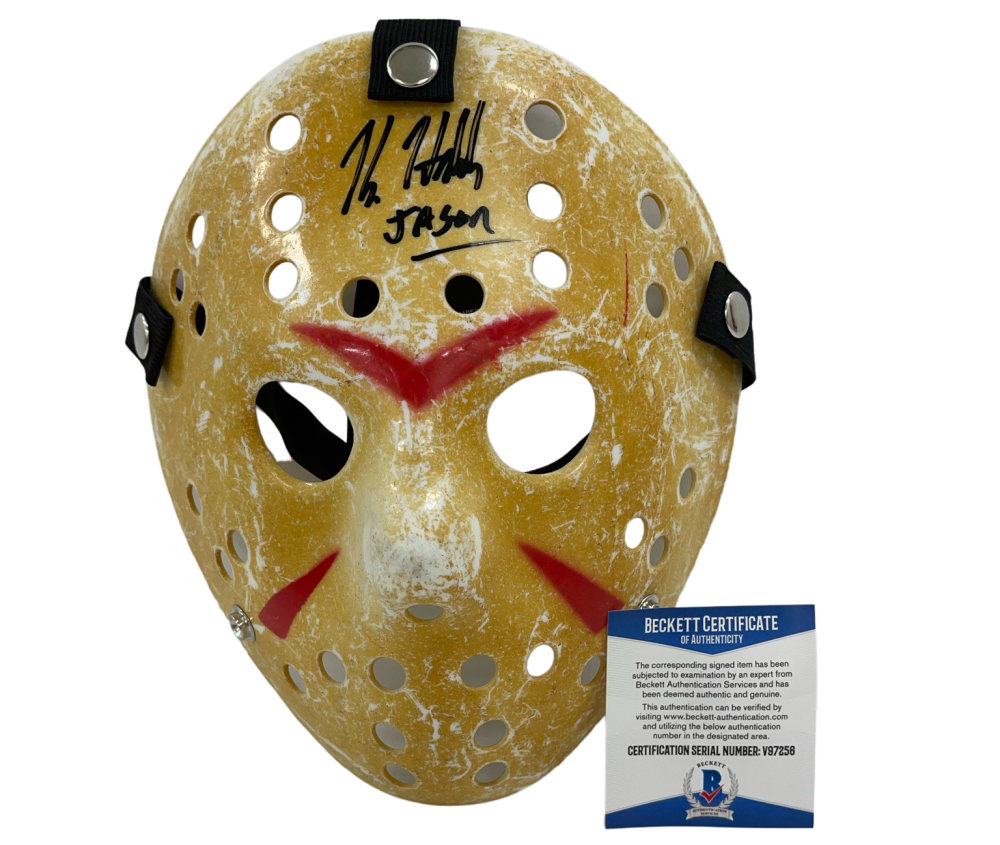 KANE HODDER JASON VOORHEES FRIDAY THE 13TH SIGNED MASK AUTOGRAPH ...