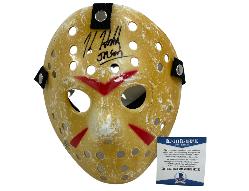 KANE HODDER JASON VOORHEES FRIDAY THE 13TH SIGNED MASK AUTOGRAPH ...