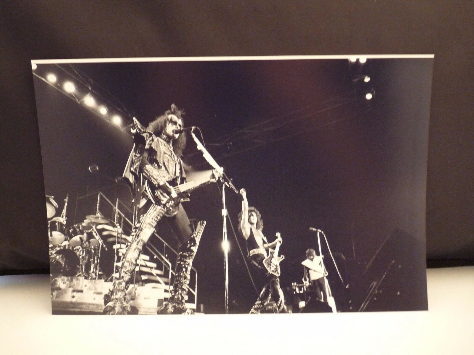 Kiss 1977 LA Forum Live On Stage Band 8x12 Photo #30 From Original ...