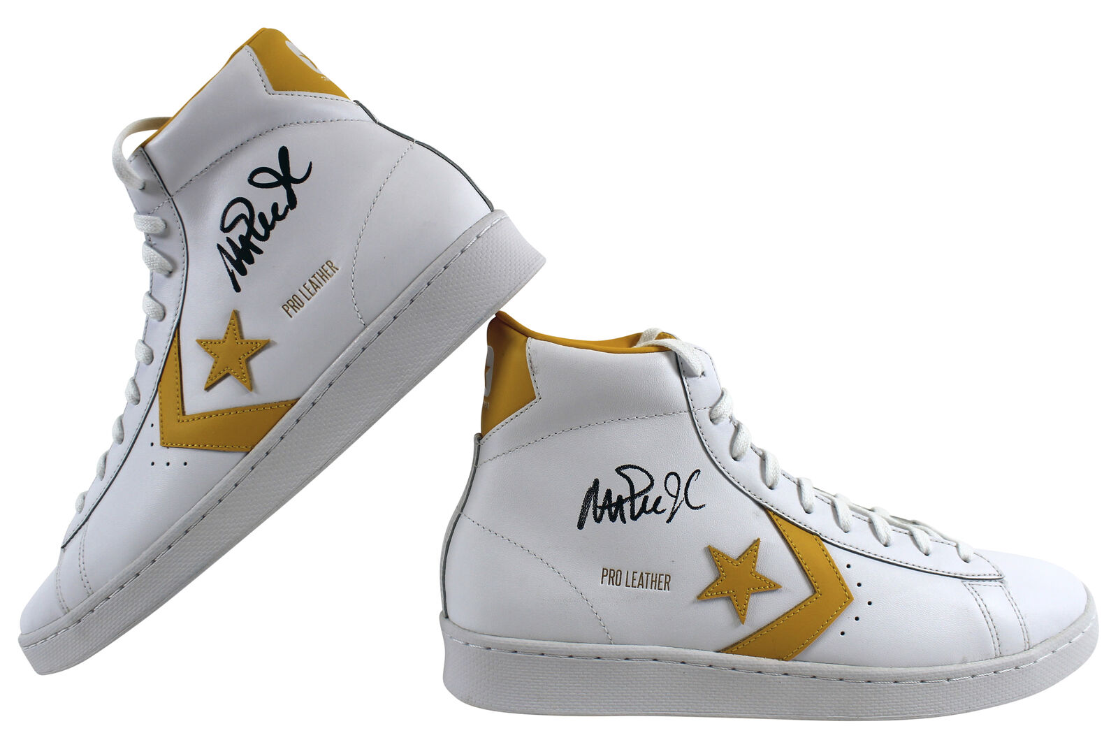 Lakers Magic Johnson Signed Converse Weapon Pro Leather Shoes w/ Box ...