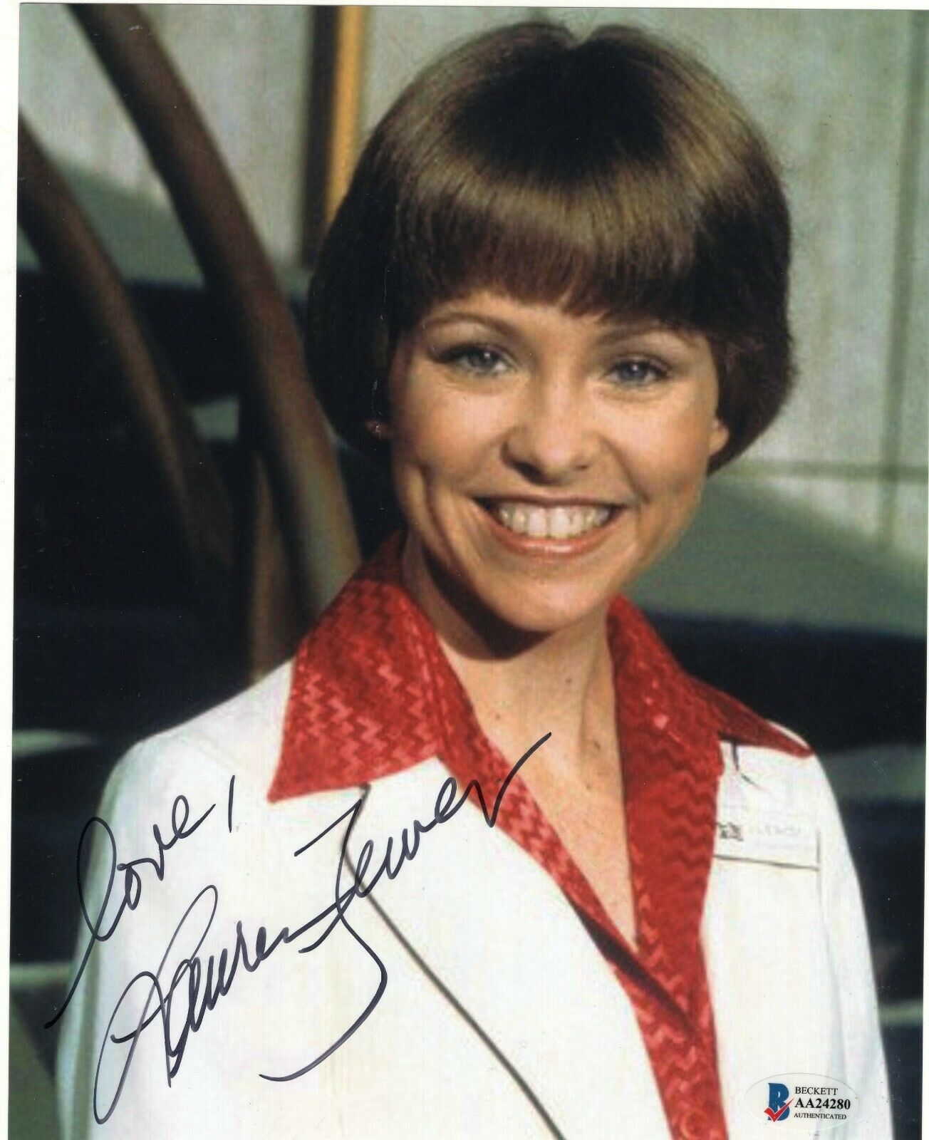 Lauren Tewes Signed The Love Boat 8x10 Photo W Beckett Coa Aa24280