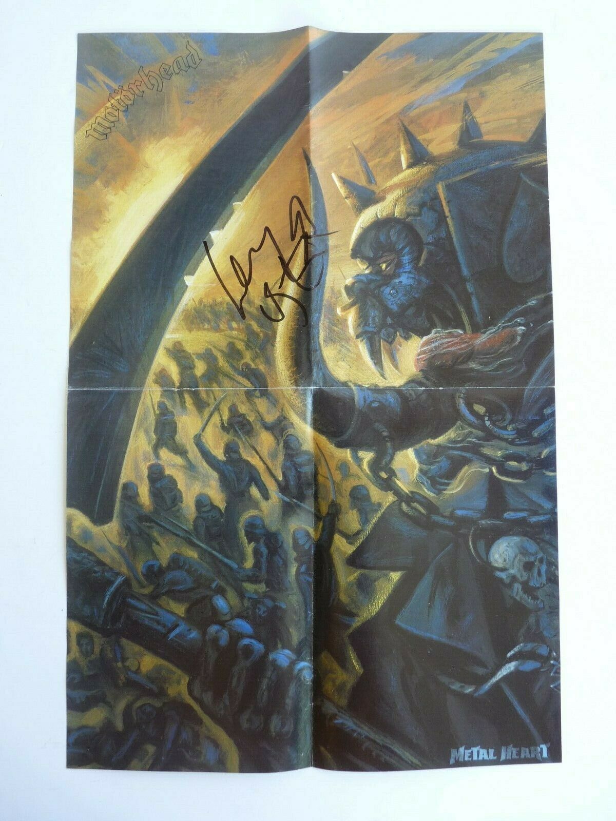 Lemmy Kilmister Motorhead Signed Autographed 12x18 Poster Beckett ...