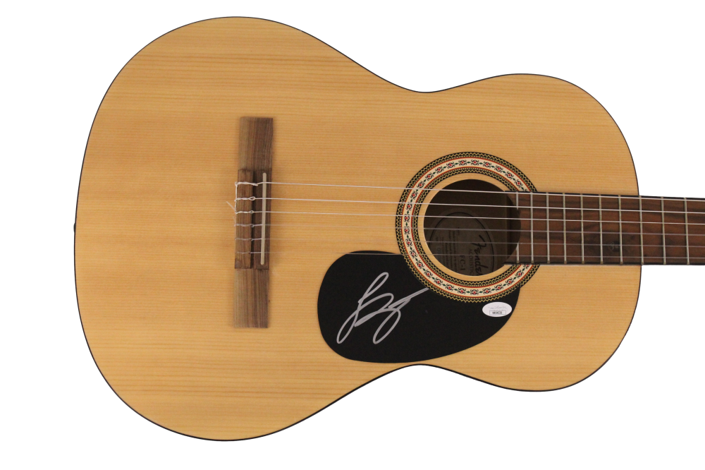 LUKE BRYAN SIGNED AUTOGRAPH FULL SIZE FENDER ACOUSTIC GUITAR CRASH MY ...