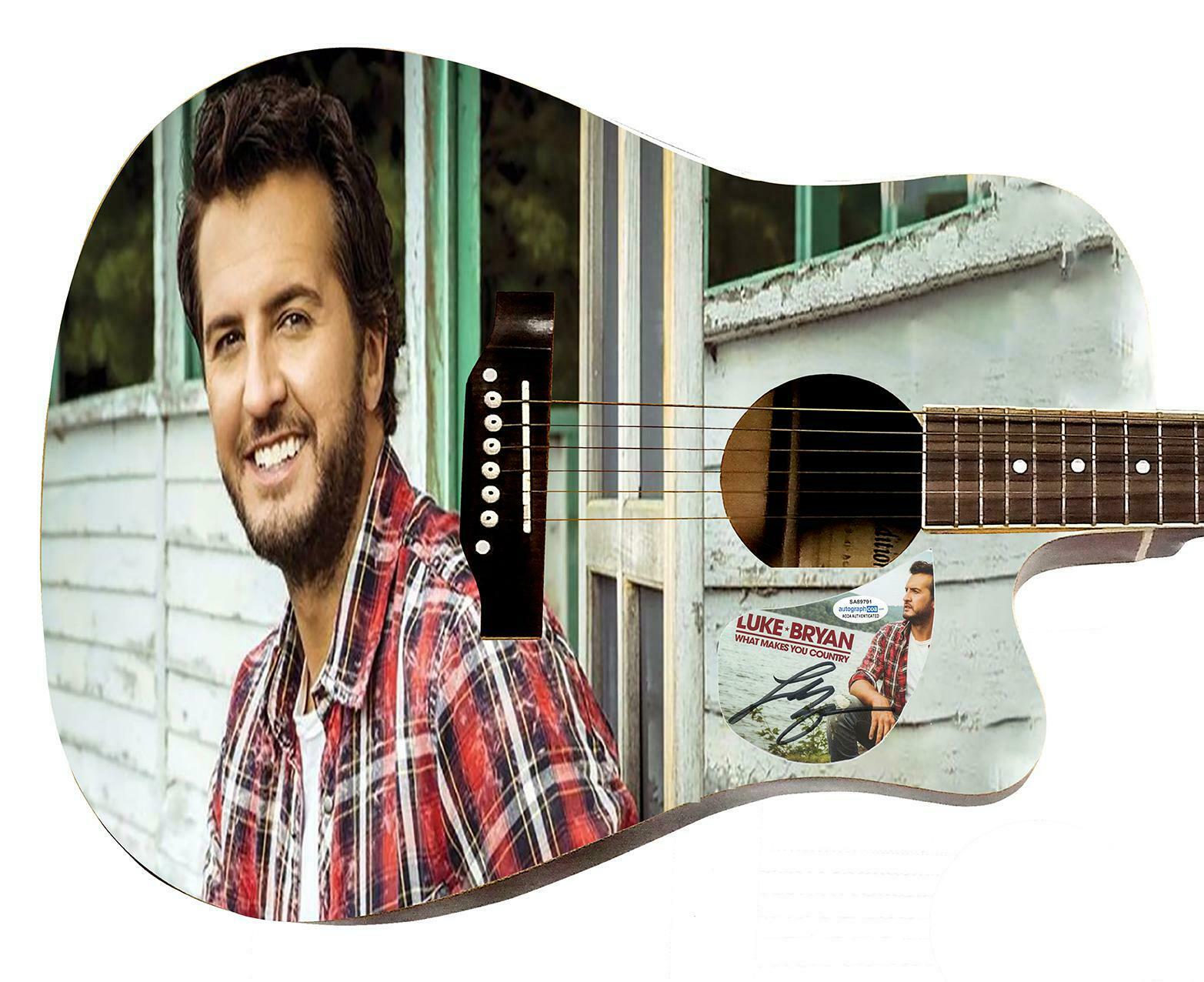 Luke Bryan What Makes You Country Tour Signed Custom Photo Graphics ...