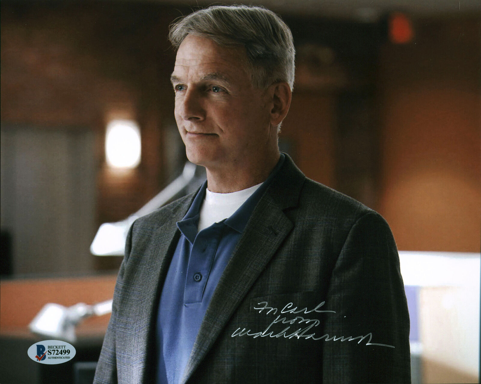 Mark Harmon NCIS Authentic Signed 8x10 Photo Autographed BAS #S72499 ...
