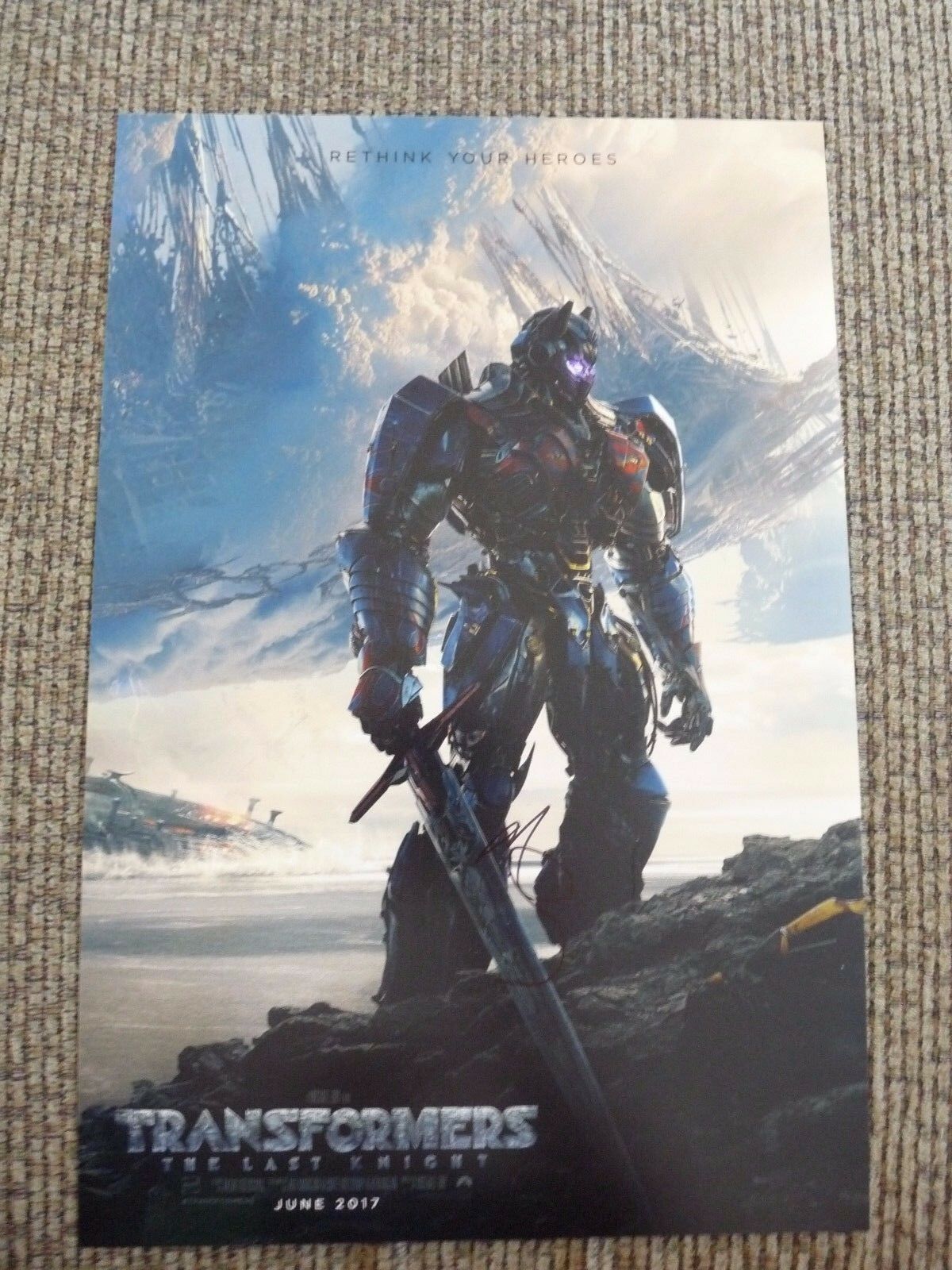 Mark Wahlberg Transformers 2017 Signed Autographed 12X18 Movie Poster ...