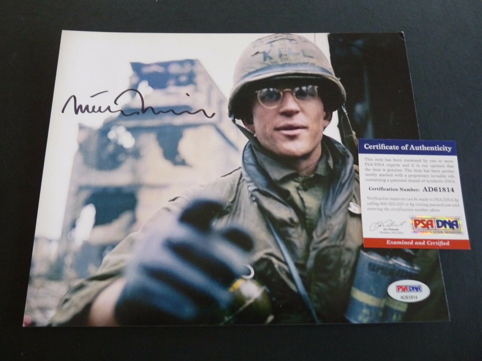 Matthew Modine Signed Autographed 8x10 Photo W Inscription On Back PSA ...