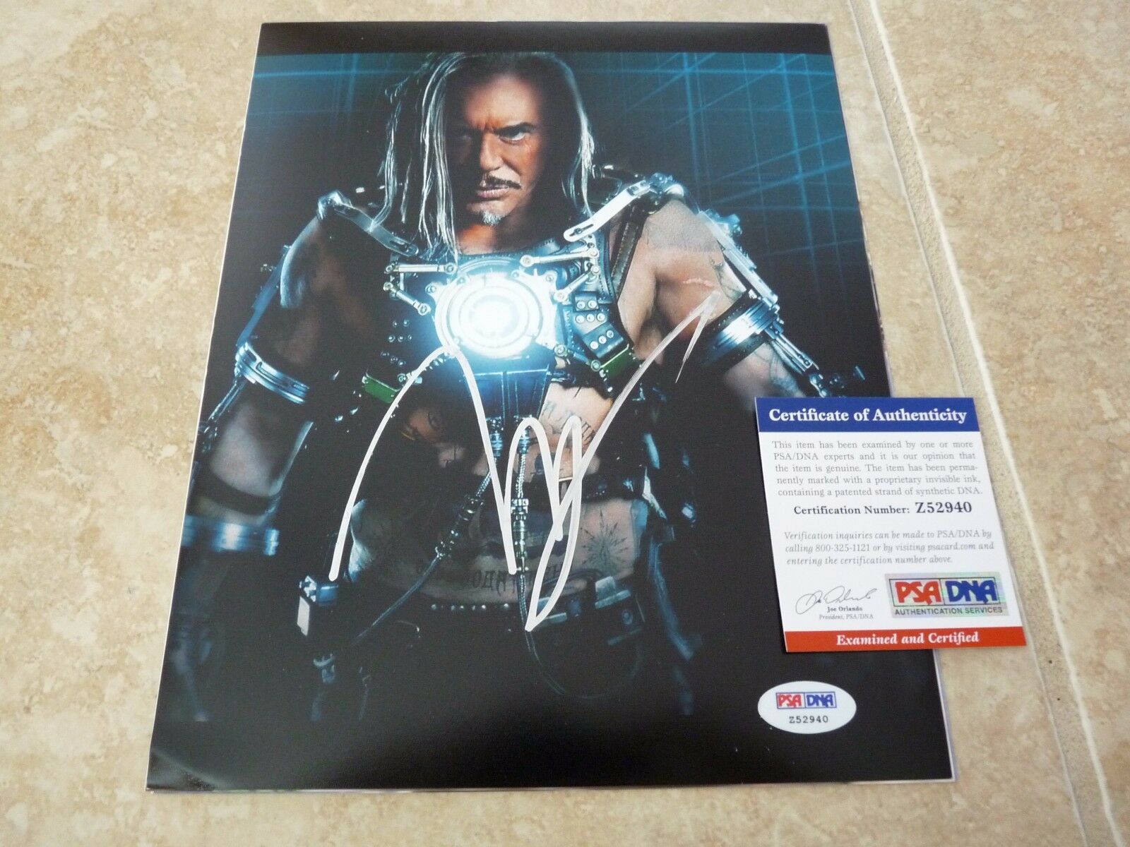 Mickey Rourke Ironman Sexy Signed Autographed 8x10 Photo PSA Certified ...