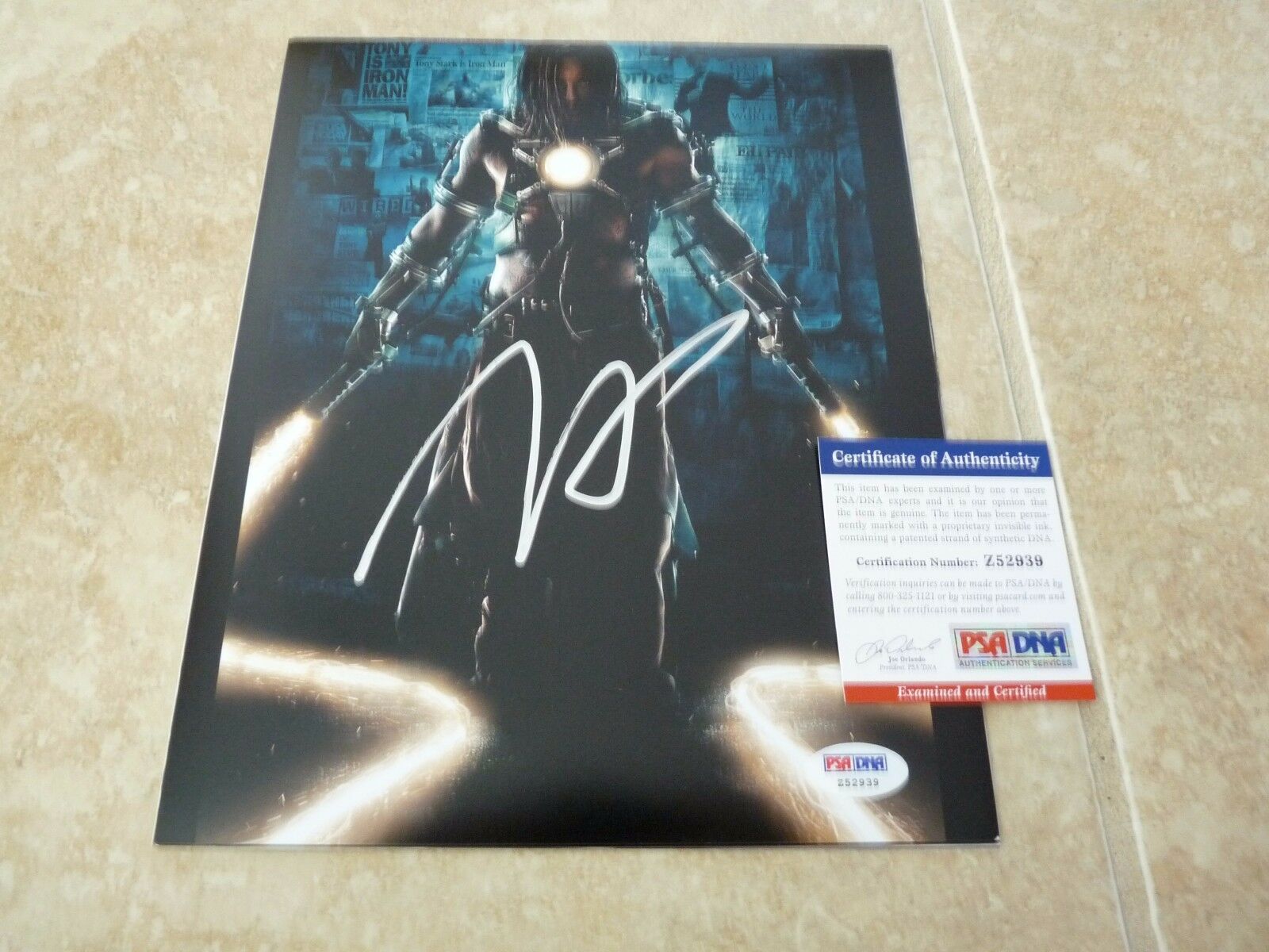 Mickey Rourke Ironman Sexy Signed Autographed 8x10 Photo PSA Certified ...