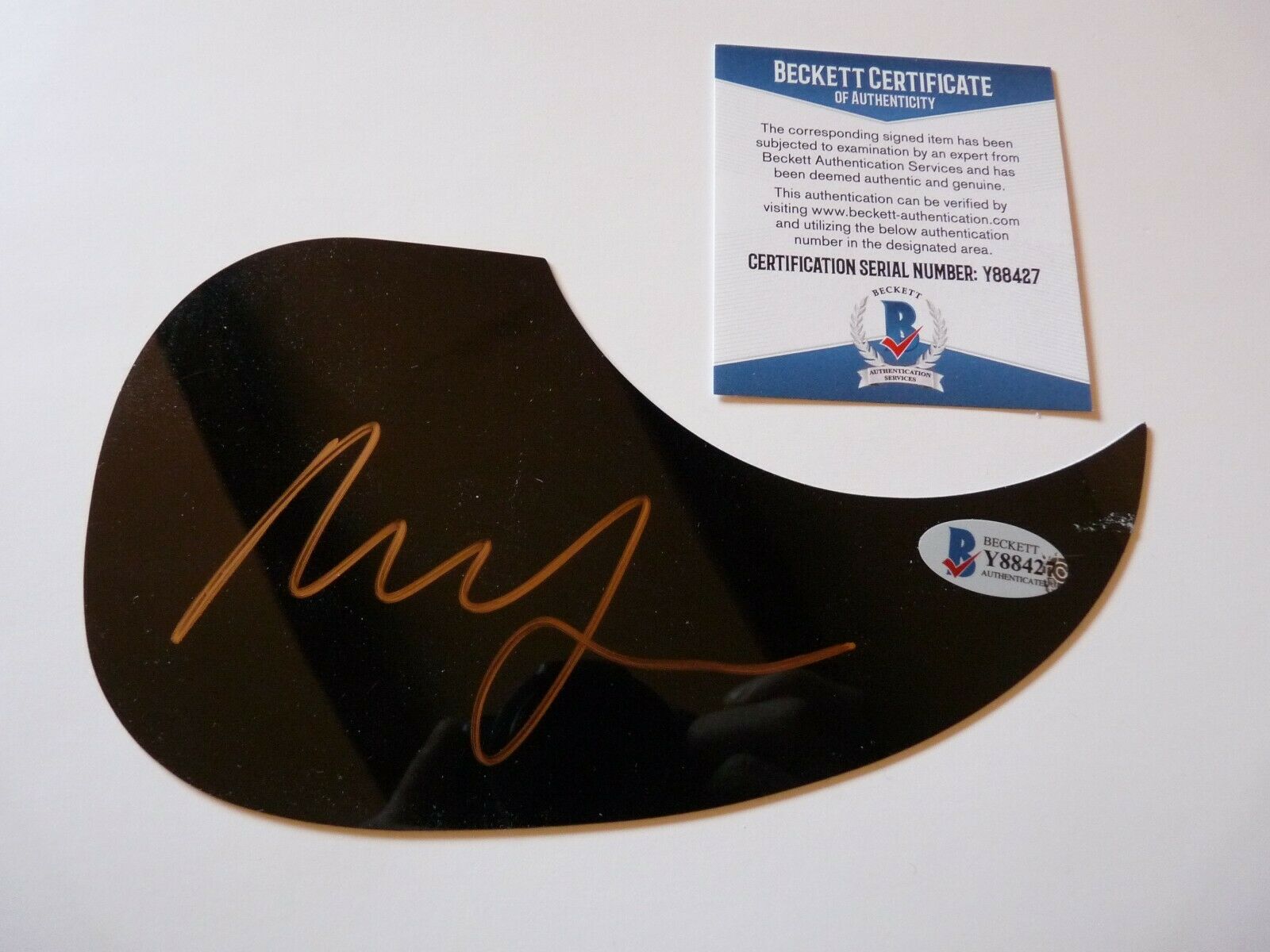 Mike Gordon Phish Signed Autographed Guitar Pickguard Beckett Certified ...